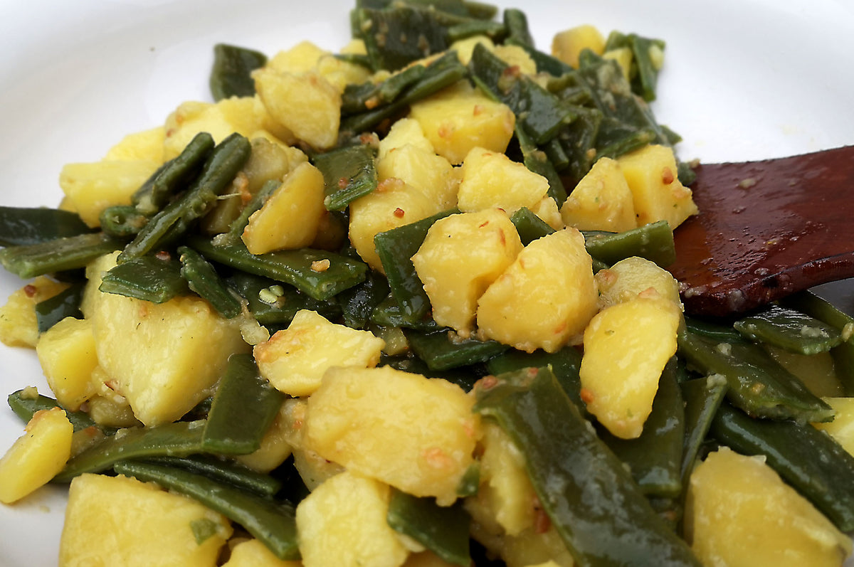 Breite Bohnen mit Kartoffeln – moven club
